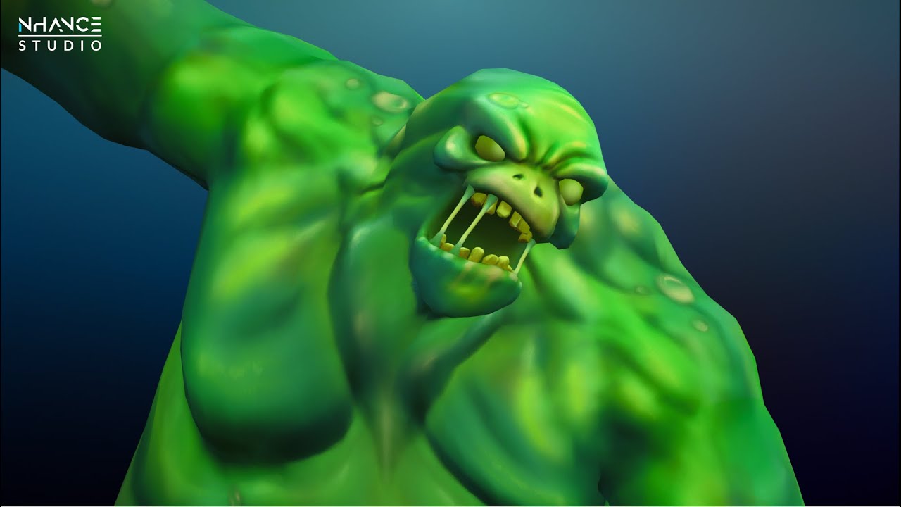 Stylized Fantasy Slime man: Features overview - YouTube