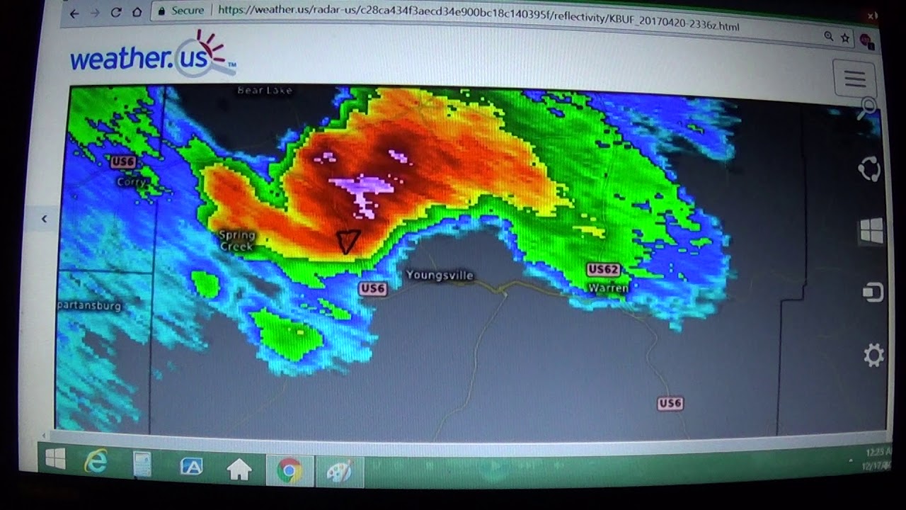 State College radar Tornado detection Penn State Meteorology NW Pa Erie ...