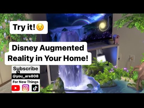 Disney Augmented Reality In Your Home!😯👍 Try It! - YouTube