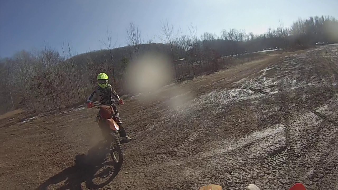 LBL Turkey Bay trail riding January 2015 #3 cold and wet ride. - YouTube