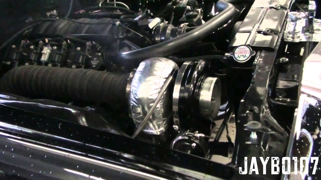 71 vert 6 speed ZO6 turbo donk on Fogiato's parking at stuntfest 2014 ...