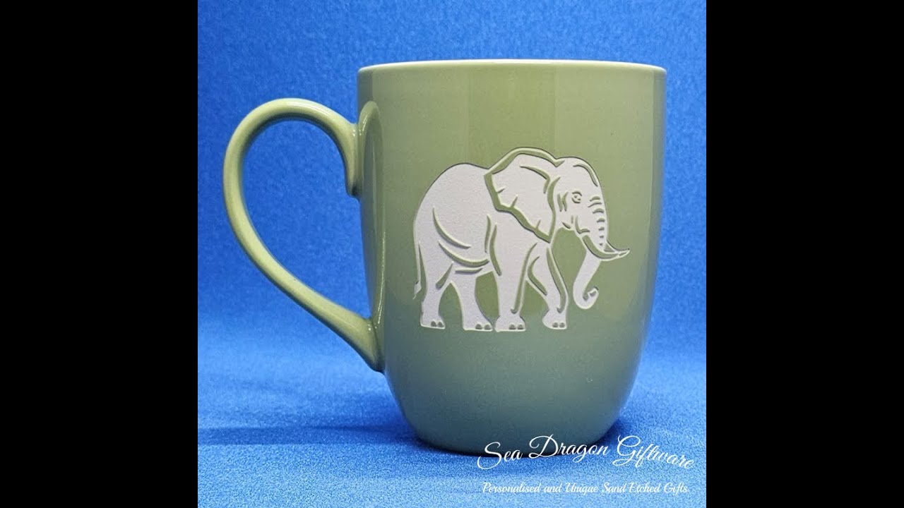 Elephant #1 - Sand Etching/Carving Movie - Green - YouTube
