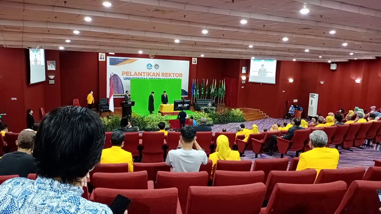 Rektor Terpilih UNM, Prof Husain Syam Dilantik Secara Virtual - YouTube