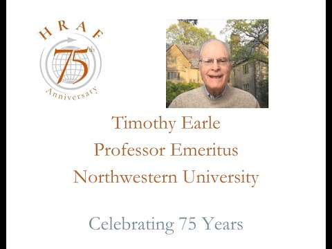 HRAF 75th Anniversary Timothy Earle - YouTube