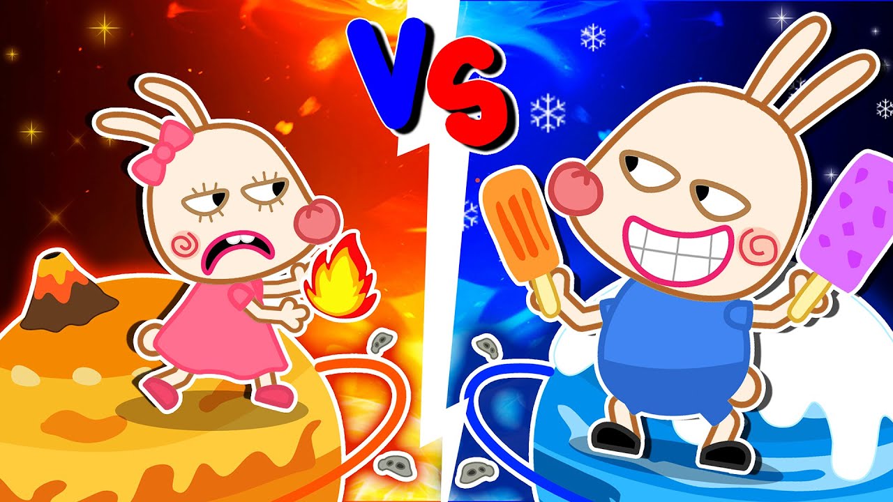 トッキとリリーはホットvsコールドチャレンジをします！Hot vs Cold Challenge｜Tokki Japan - YouTube