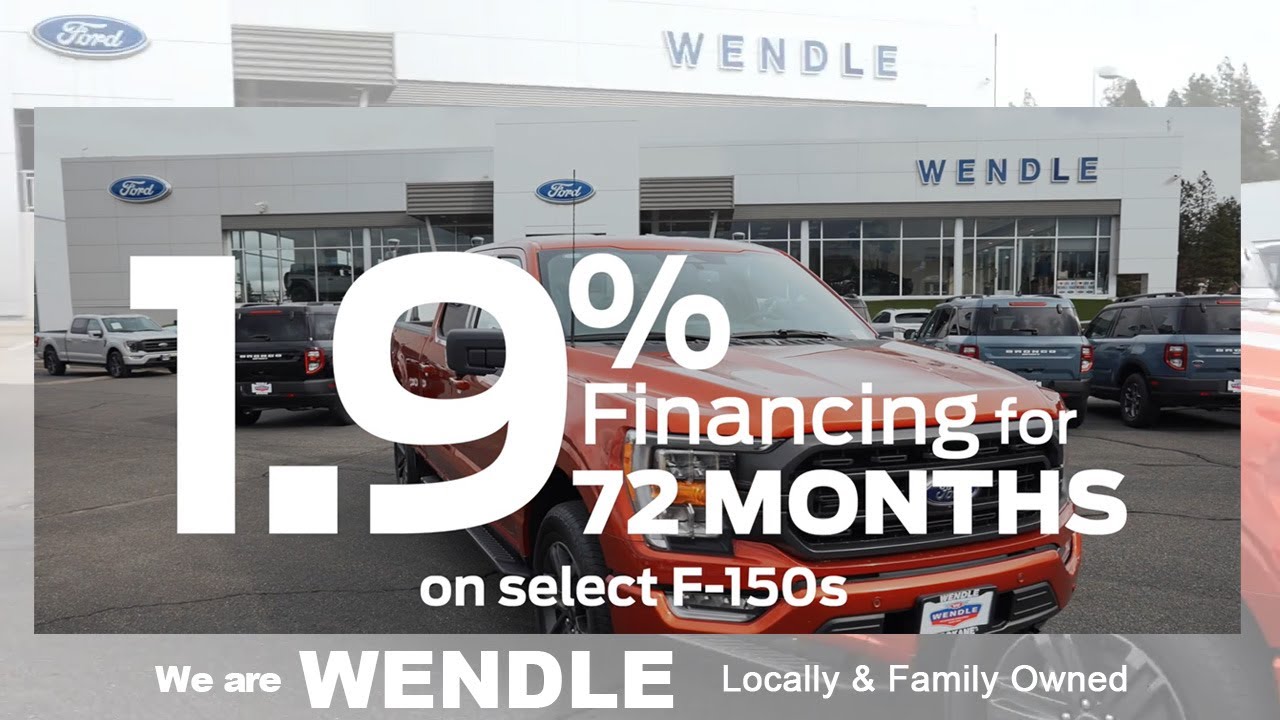 Wendle Ford | 😲2023 Ford F-150 1.9% APR for 72 Months | Spokane WA ...