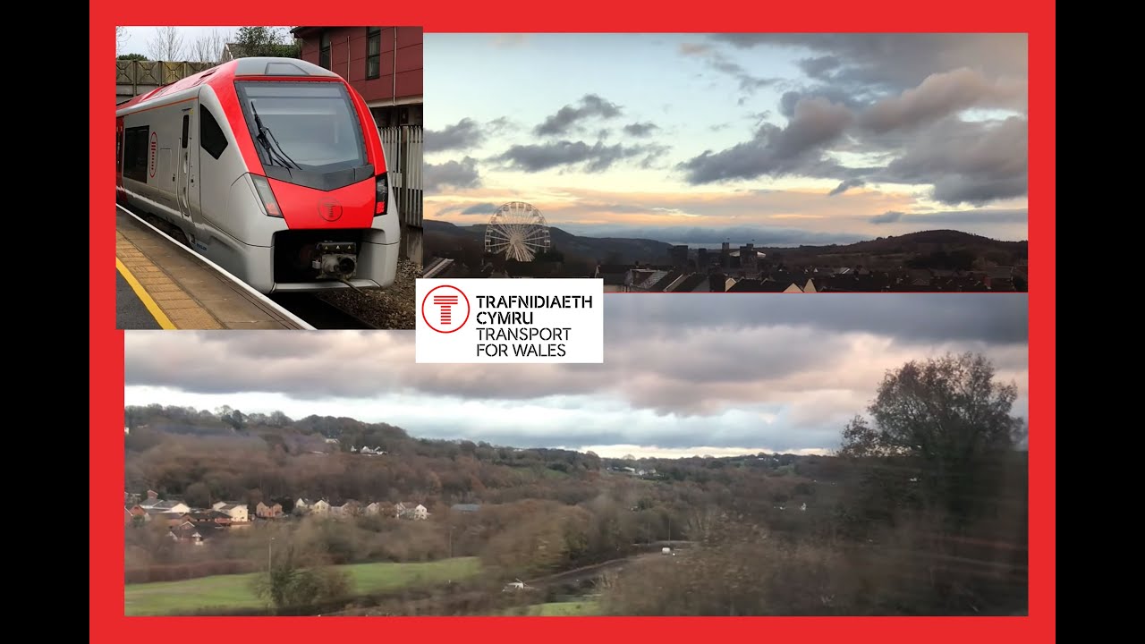 Penarth to Bargoed on new Transport for Wales class 231 Stadler Flirt ...