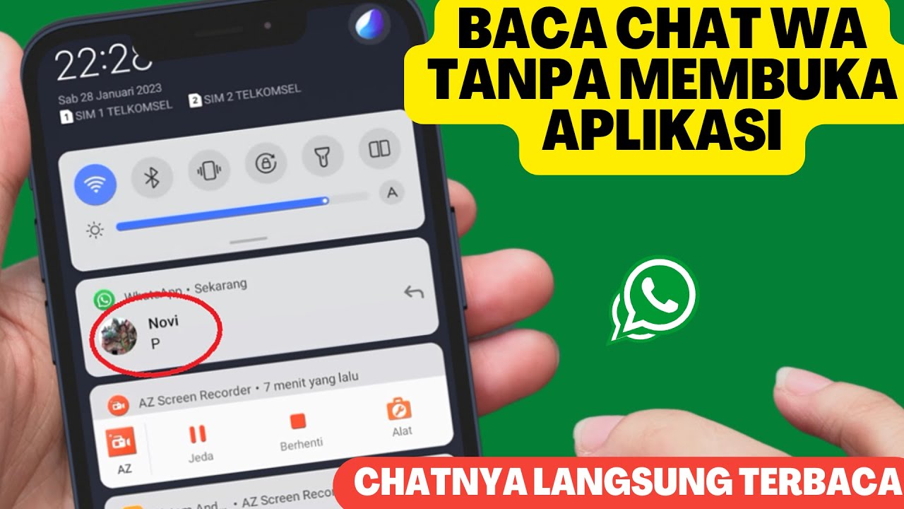 DGN CARA INI LANGSUNG TERBACA ISI CHATNYA | CARA MEMBACA CHAT WA TANPA ...