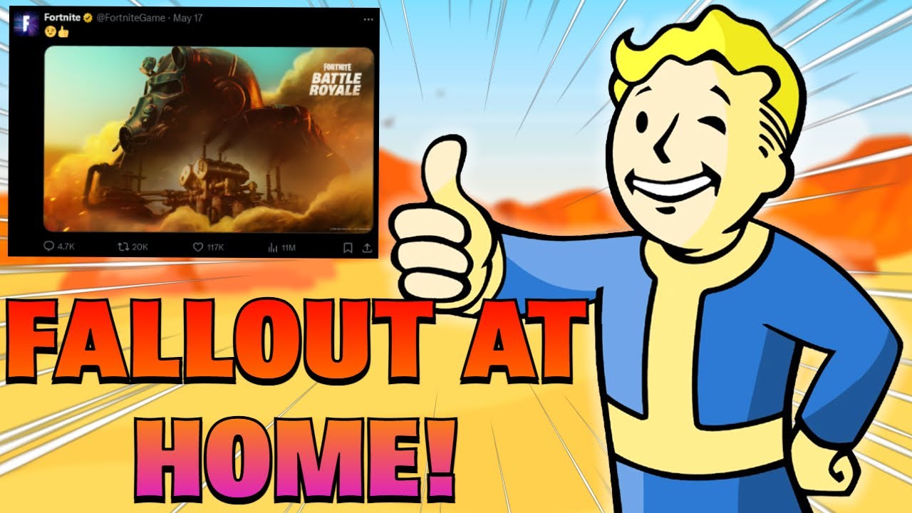 Playing a Knockoff Fallout Map in Fortnite - YouTube