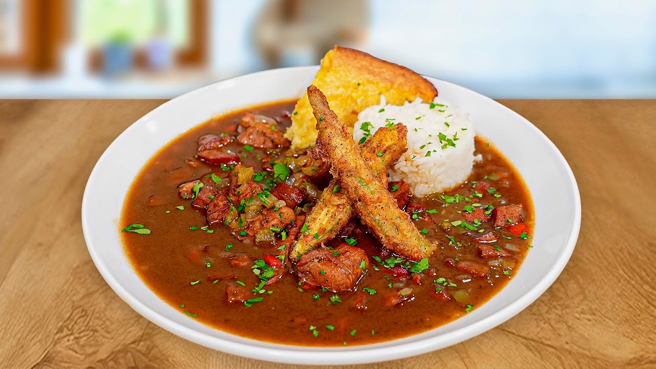 Award Winning Gumbo Recipe! (Chicken & Sausage Gumbo) - YouTube