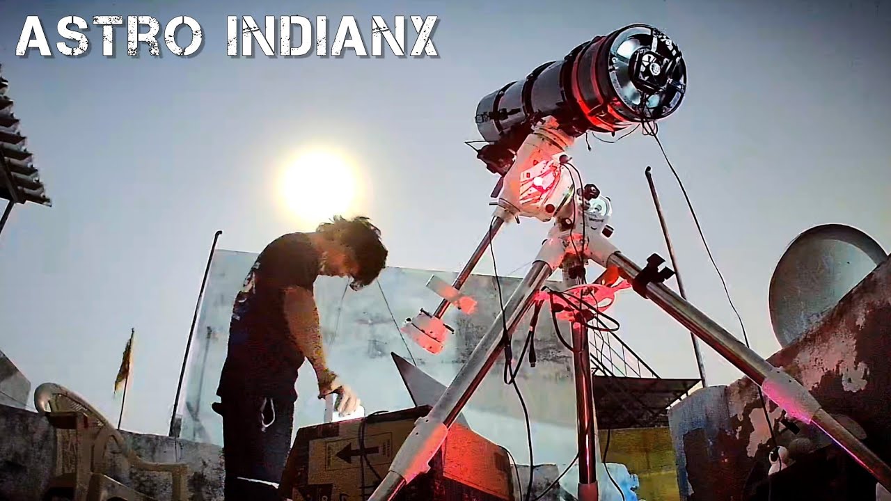 Indian Astrophotographer Exploring Universe Through Own Telescope - YouTube