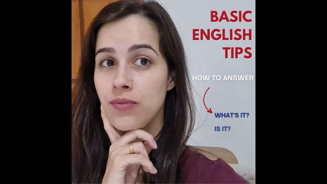 Basic English Tips - YouTube