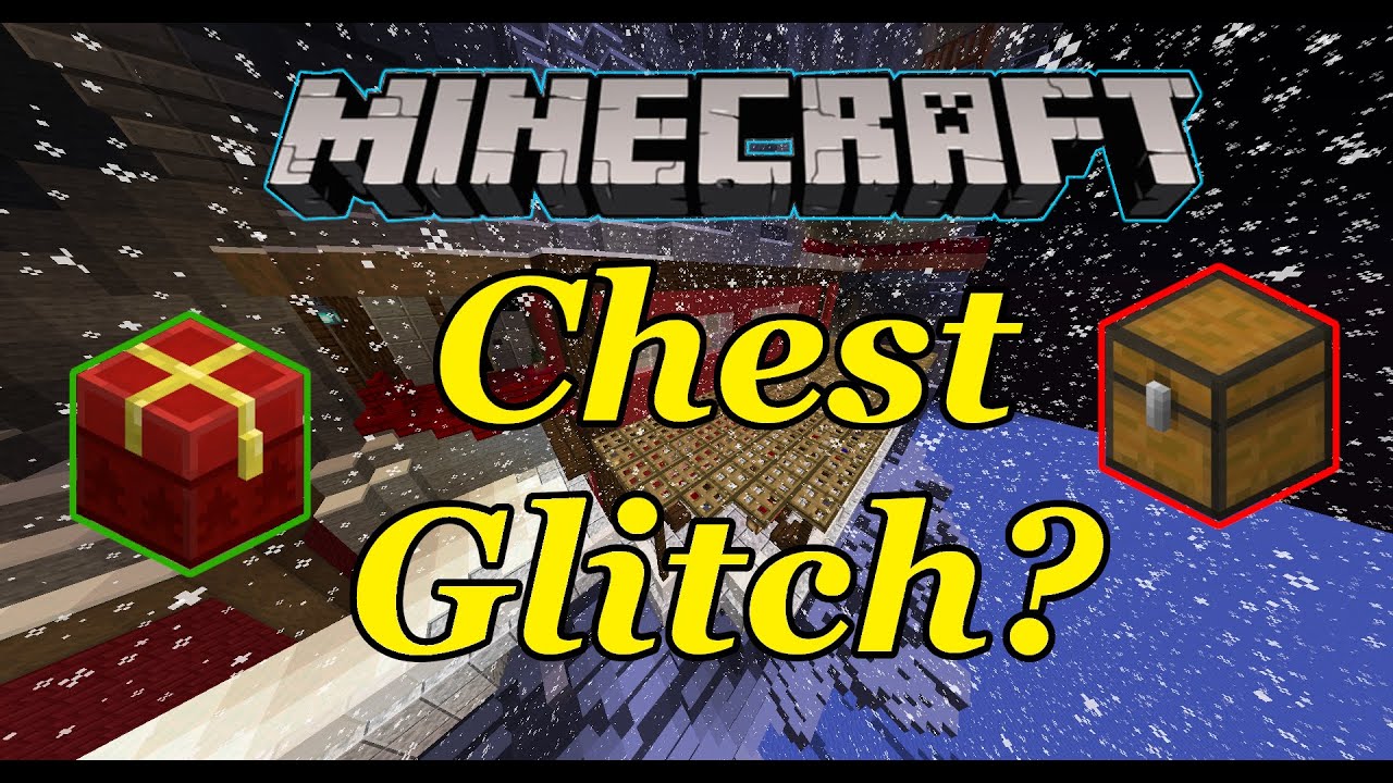 Minecraft Chest Bug/Glitch 1.16.4 - YouTube