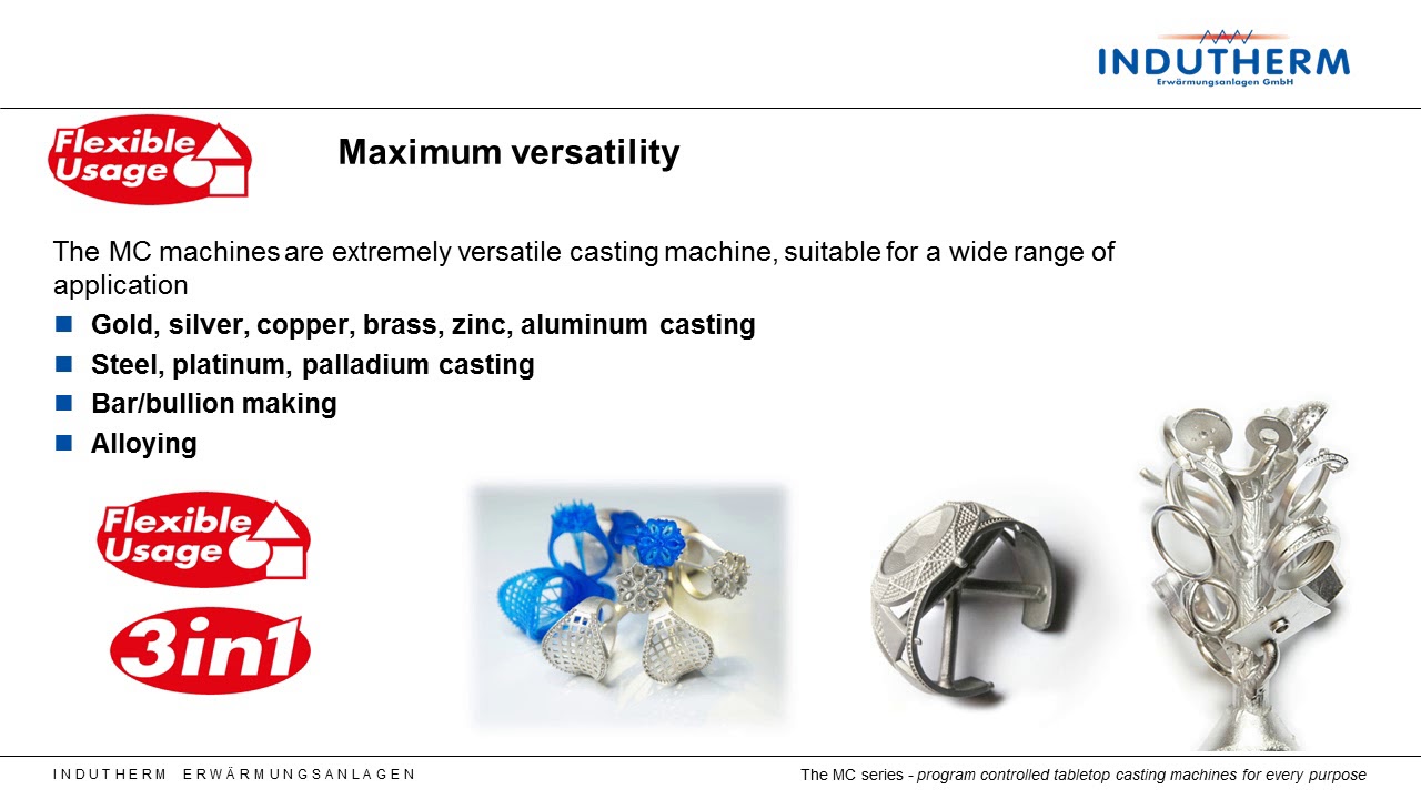 Indutherm MC Series - YouTube