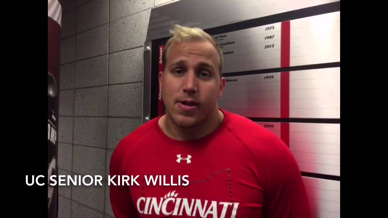 University of Cincinnati senior long snapper Kirk Willis - YouTube