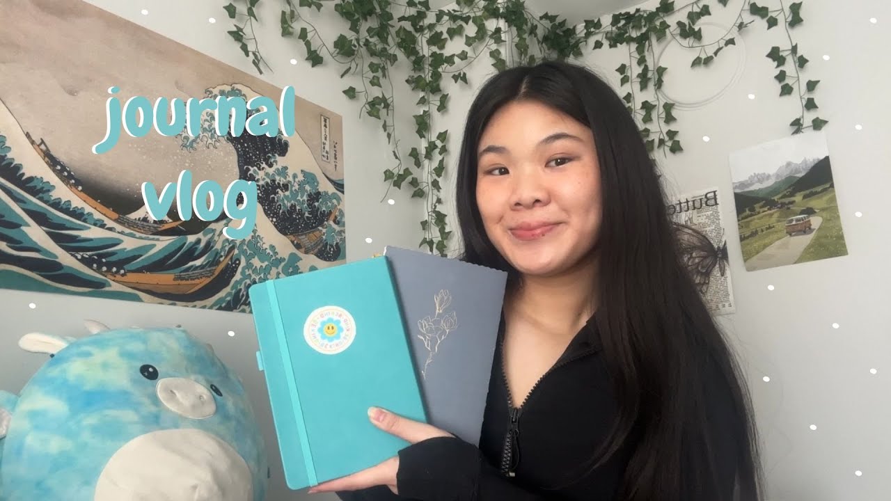 journal vlog 🌸 | daily journal, reading journal + daily planner! - YouTube