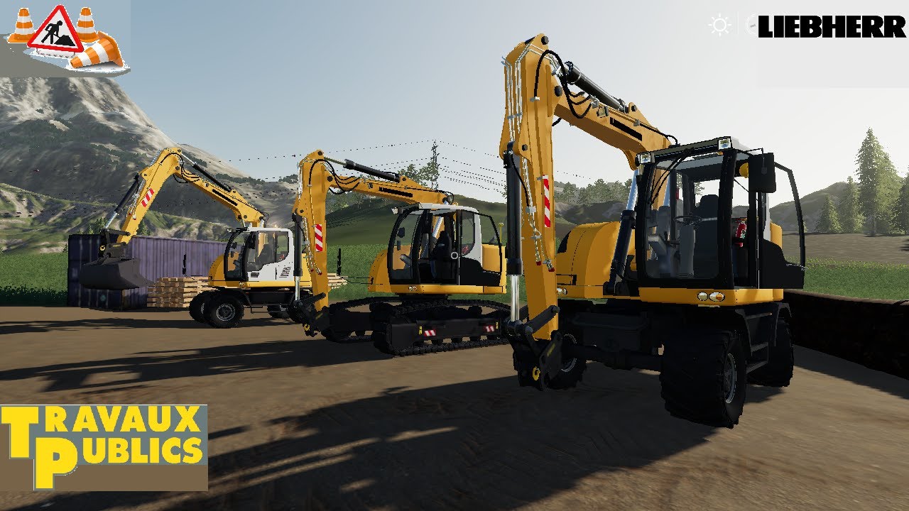 FS19 Map TP - DL du Pack LIEBHERR 914 + ENGCON - YouTube