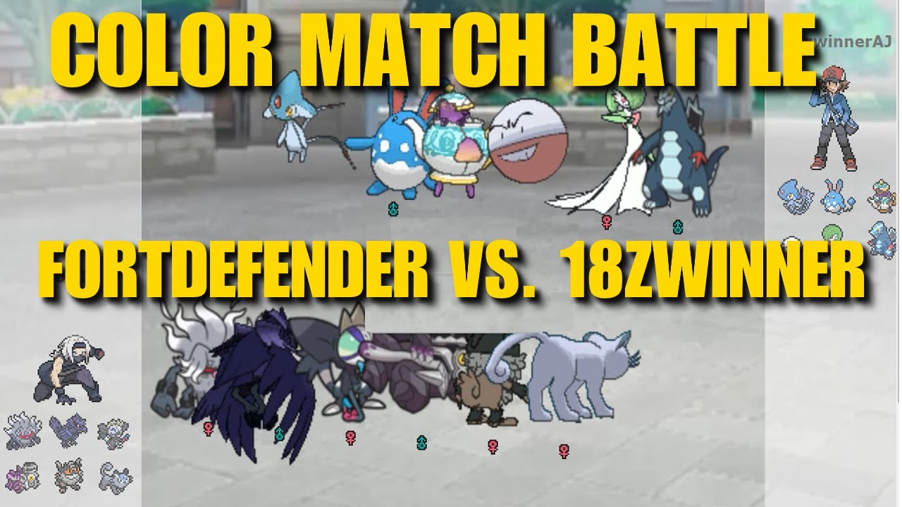 Color Match Battle! [Pokemon Showdown] - YouTube