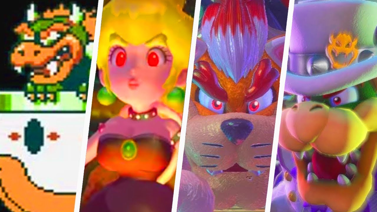 Evolution of Unique Bowser Battles in Super Mario Games (1990 - 2018 ...