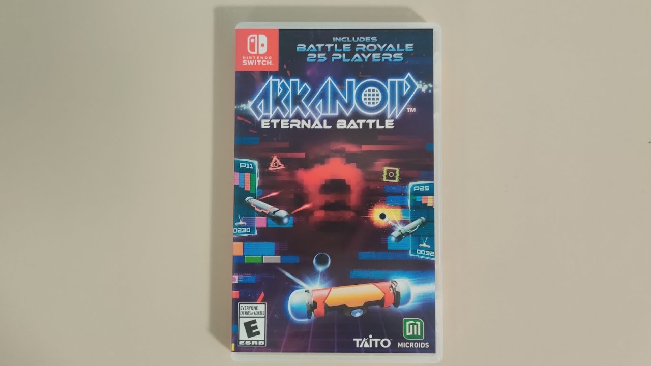 Arkanoid Eternal Battle Nintendo Switch Unboxing Video - YouTube