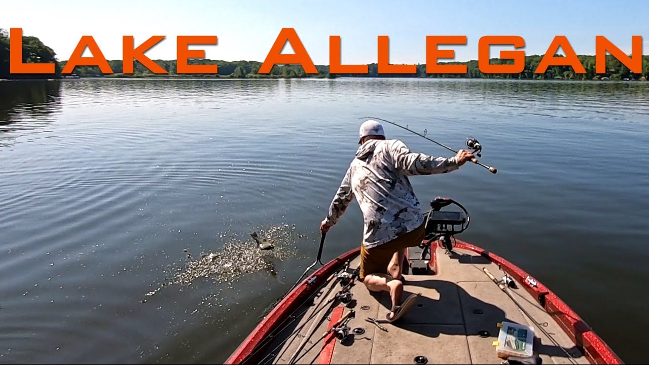 First Bass Fishing Tournament on Lake Allegan - YouTube