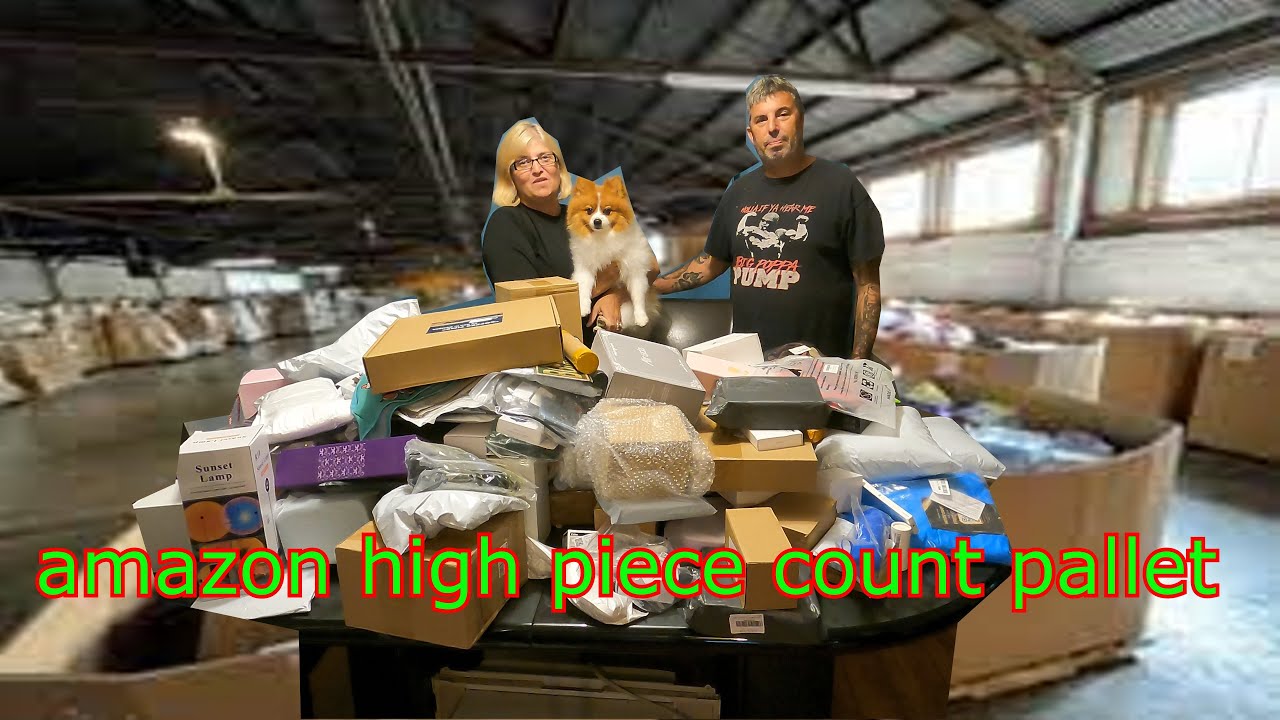 what you can expect from an amazon high piece count pallet part 1 - YouTube