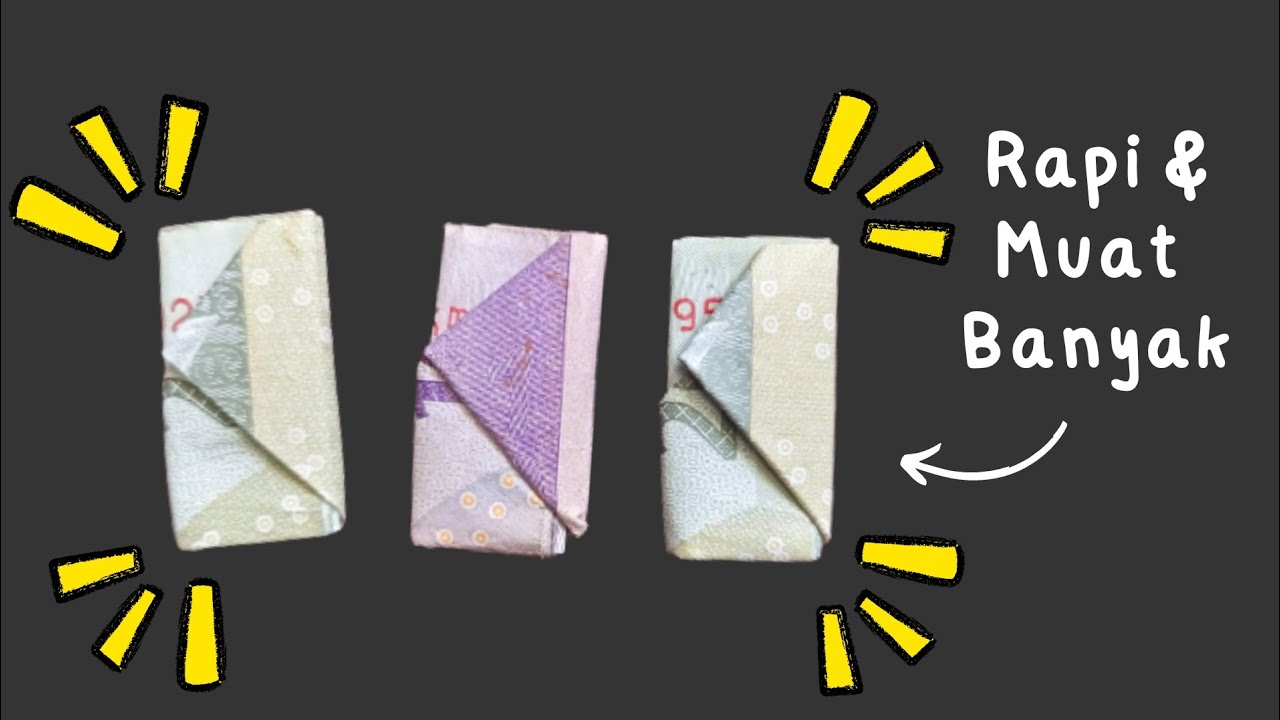 Cara Melipat Uang Kertas untuk Celengan (Mudah, Rapi dan Muat Banyak ...