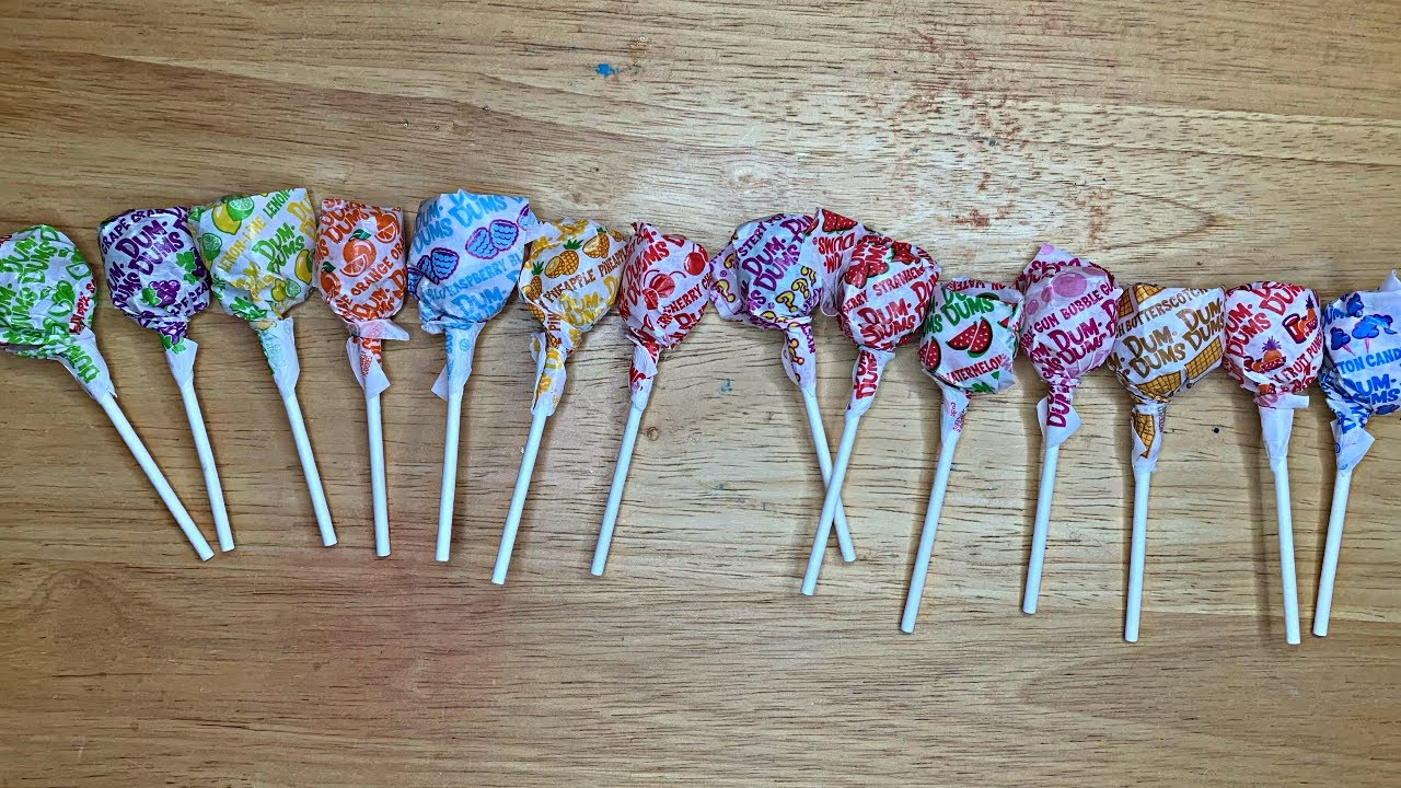 Unpacking Dum Dums Lollipops ASMR | Opening Lots of Candy 🍭 - YouTube