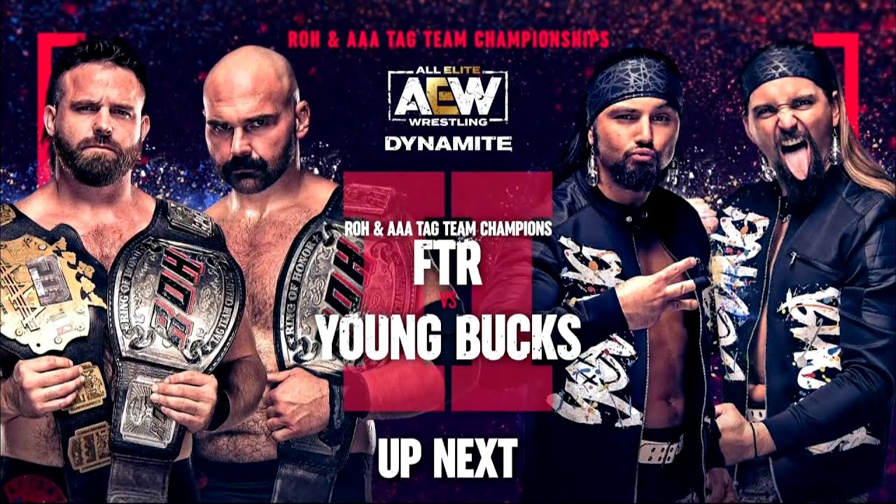 The Young Bucks vs FTR Dynamite 4/6/2022 Highlights - YouTube