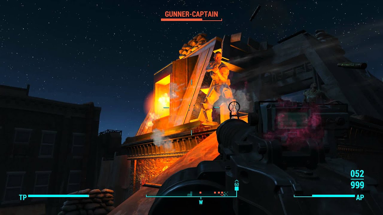 Fallout 4 Explosive assault rifle (Quincy Ruins; survival) - YouTube