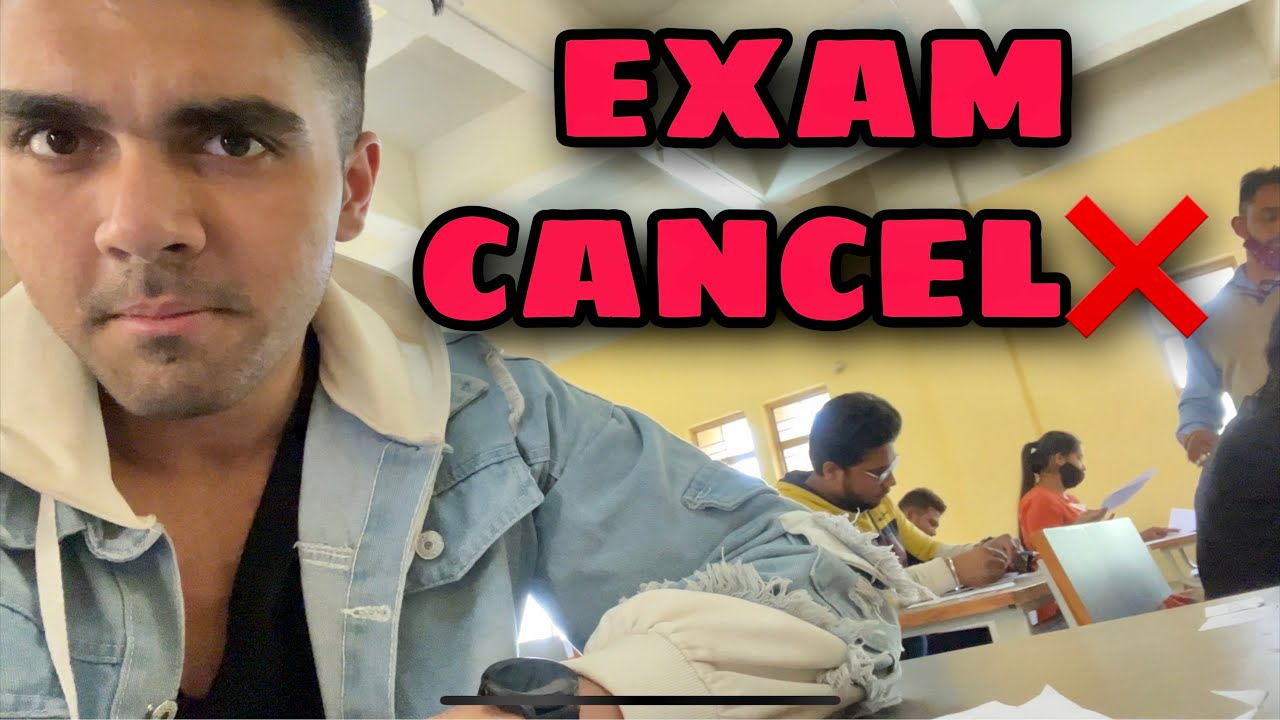 EXAM CANCEL - YouTube