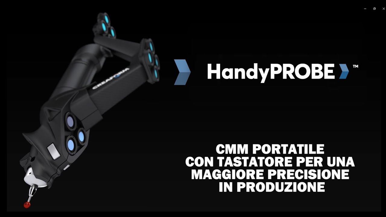 CMM portatile, macchina di misura coordinate CMM HandyPROBE - YouTube