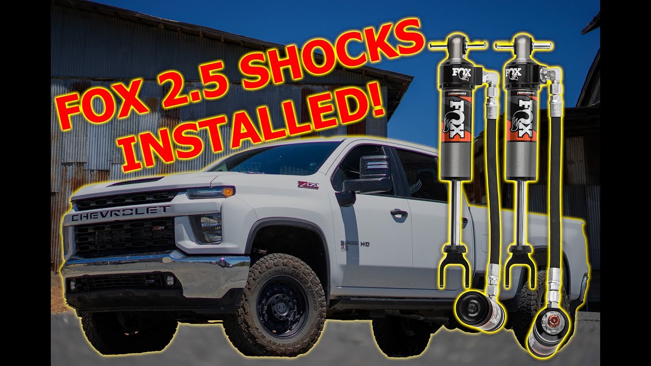 Fox 2.5 Performance Elite Shocks for Chevy Silverado HD - YouTube