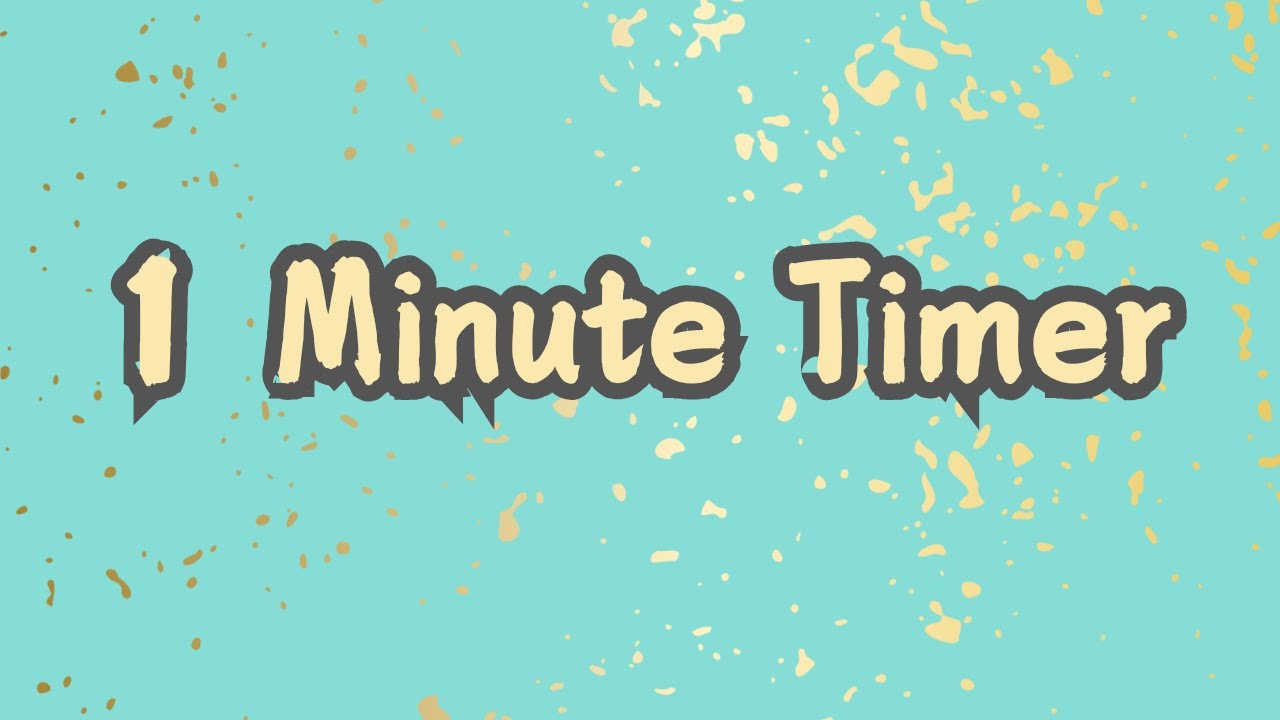 1-Minute Classroom Timer - YouTube