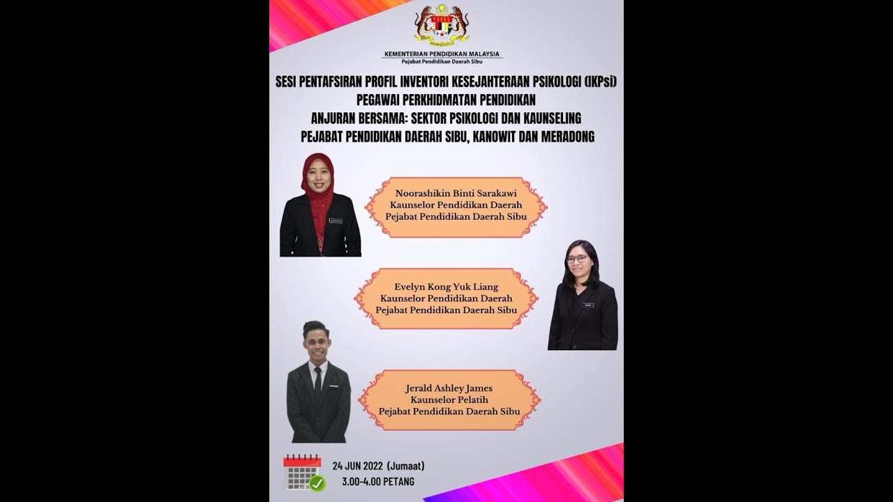 SESI PENTAFSIRAN PROFIL INVENTORI KESEJAHTERAAN PSIKOLOGI (IKPSi ...