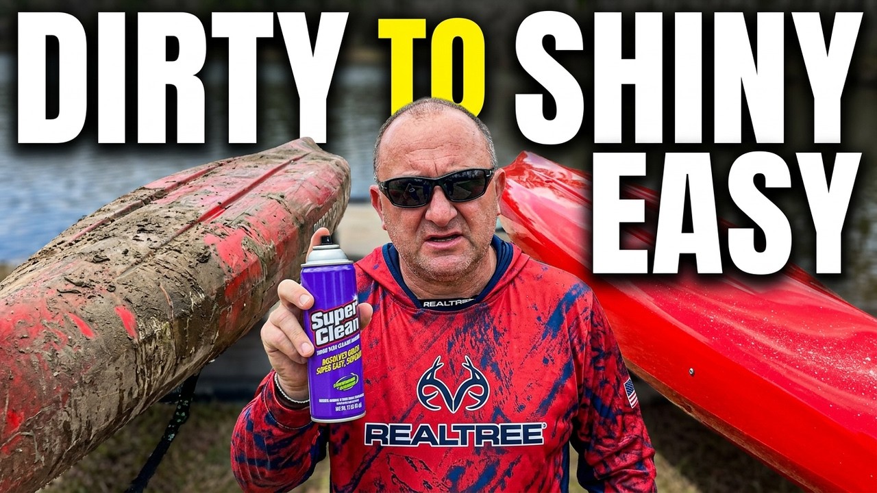 Kayak Cleaning Made Easy with Super Clean Degreaser! - YouTube