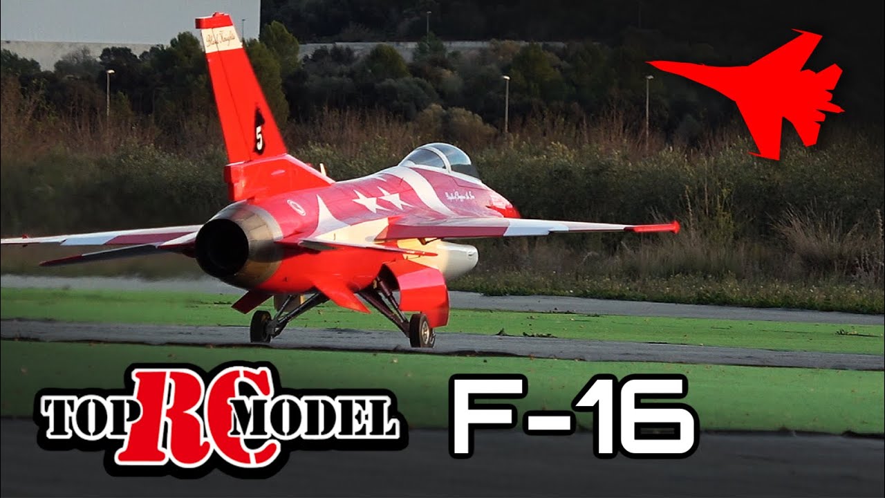 This TopRC Model F-16 Turbine Jet Is Amazing!! ️ BLACK KNIGHTS 1/6th ...