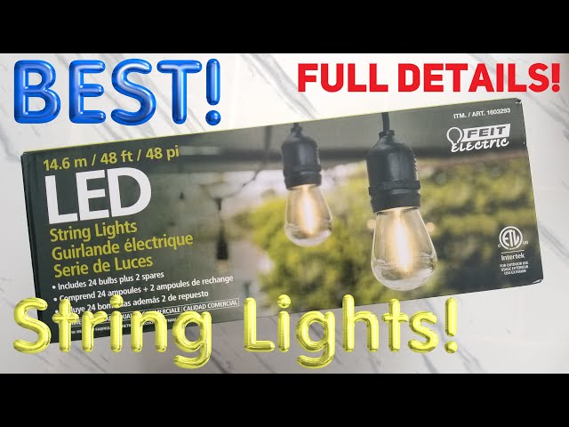 Feit String Lights Review Feit Electric 11 Watt Equivalent S14 String