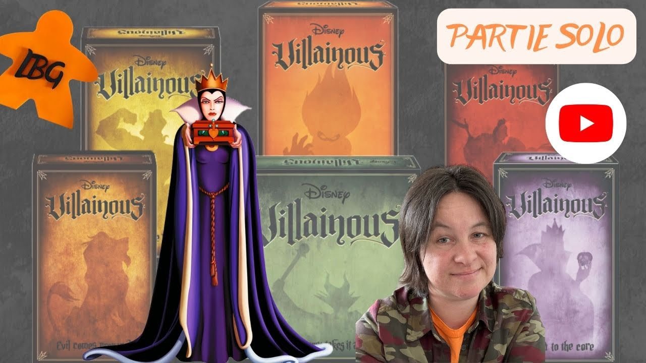 Disney Villainous - Méchante Reine (en solo - tournoi) - YouTube