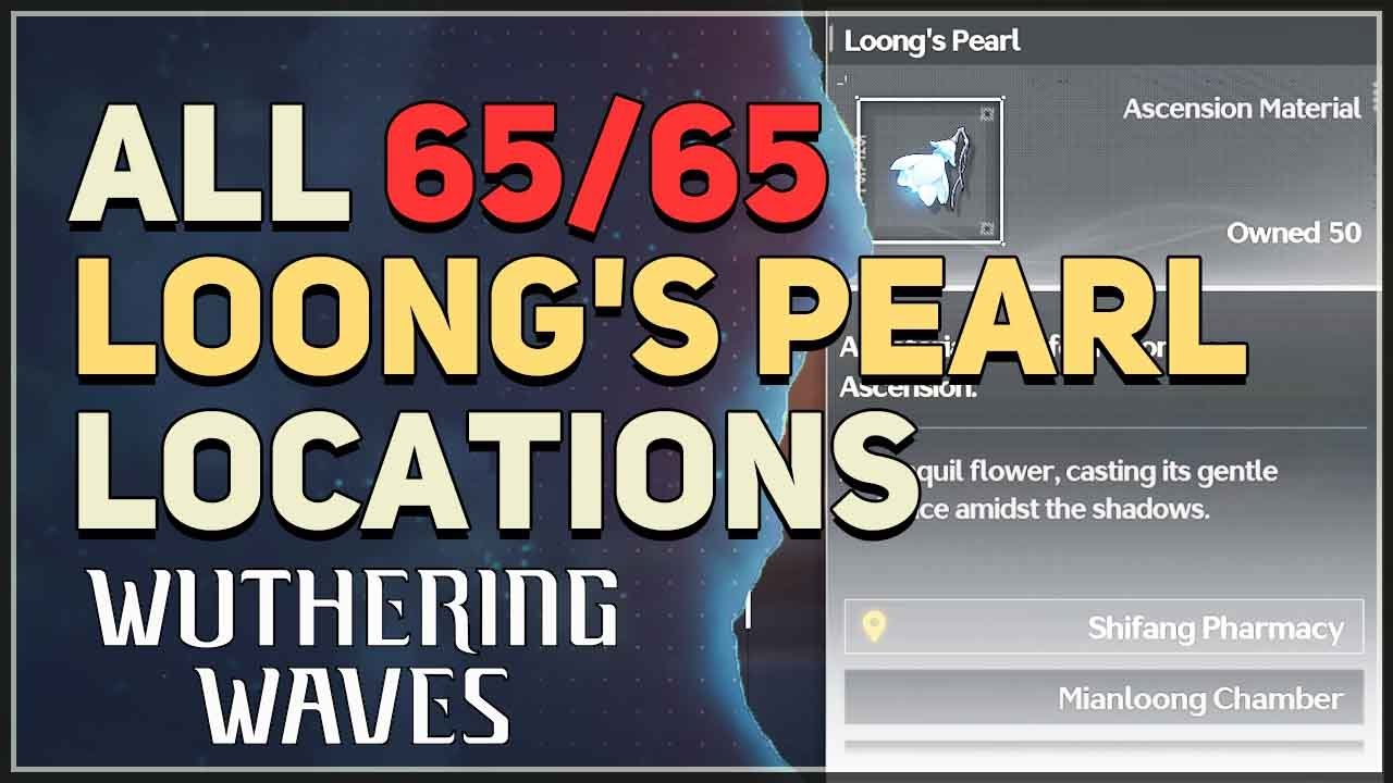 All 65 Loong's Pearl Locations Wuthering Waves - YouTube