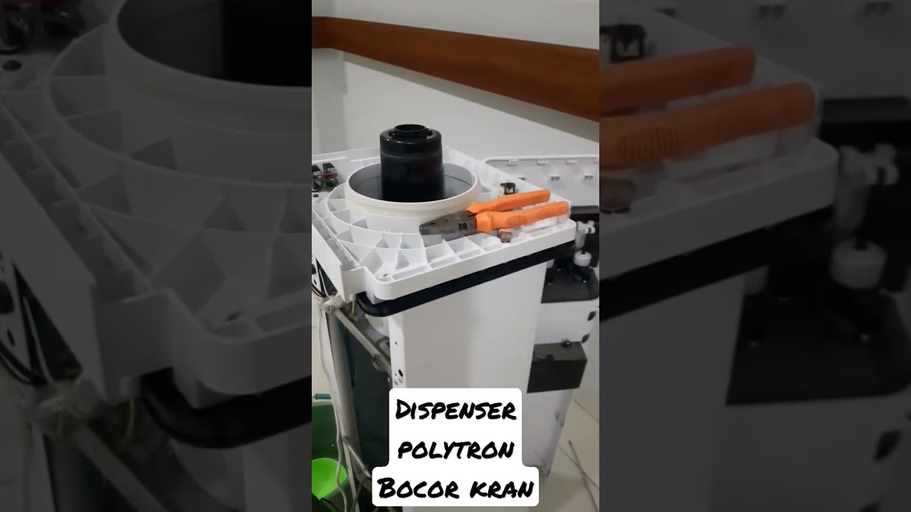 Servis Dispenser polytron bocor kran - YouTube