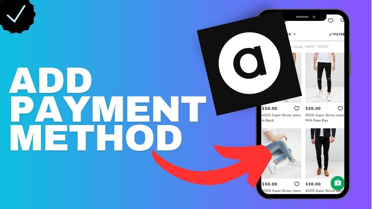 How to add a new payment method in the Asos app? - YouTube