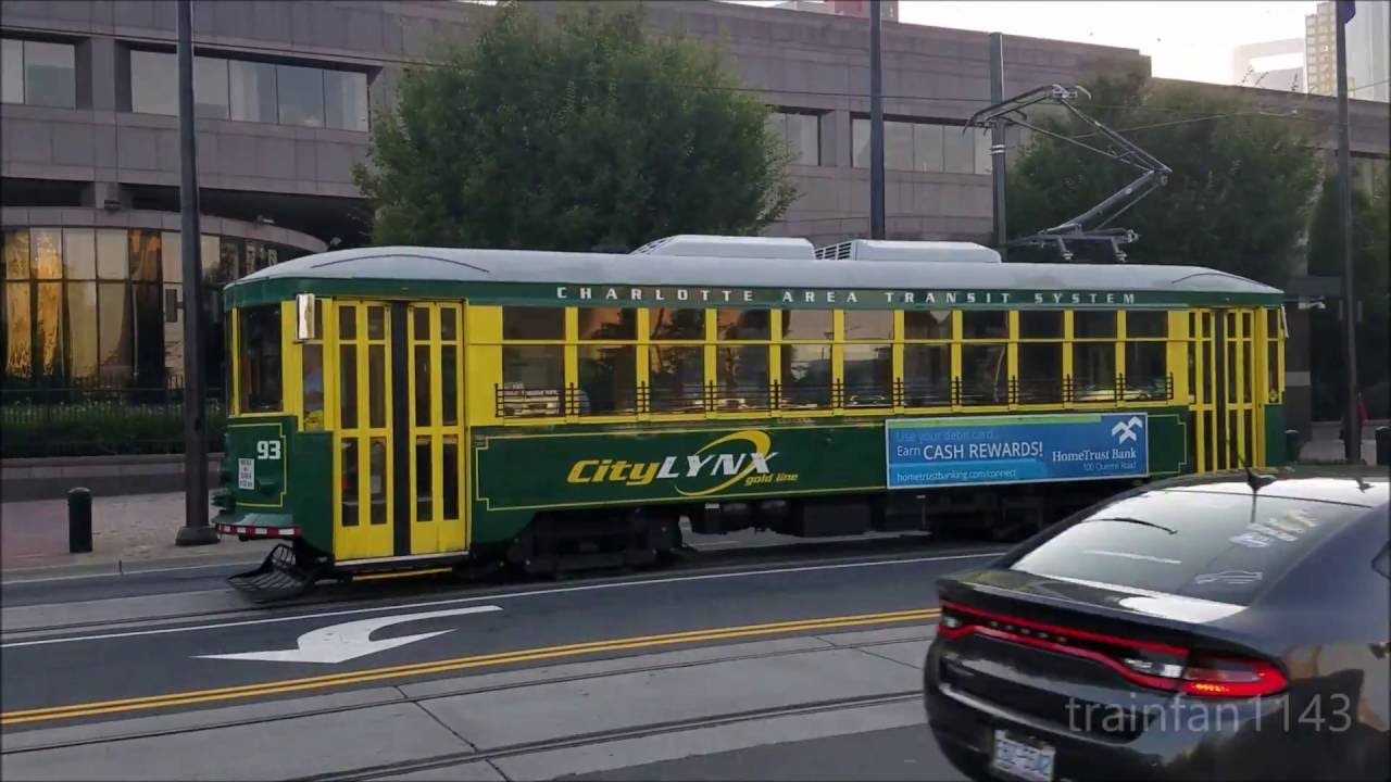 Spotting and Riding the Charlotte LYNX Blue Line 9/8/16 - YouTube