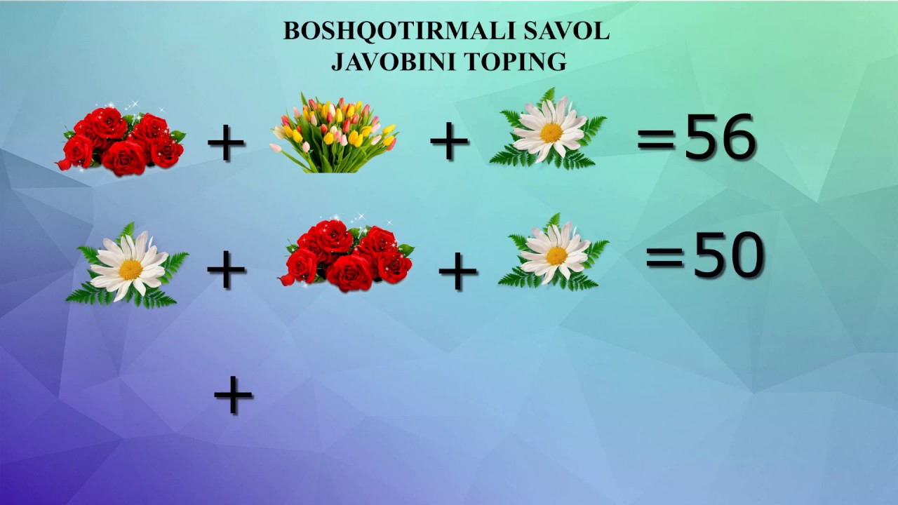 BOSHQOTIRMA - YouTube