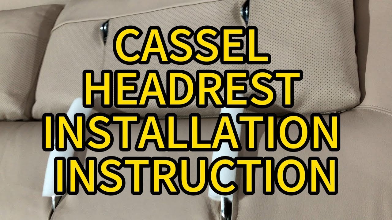 CASSEL HEADREST INSTALLATION INSTRUCTION - YouTube