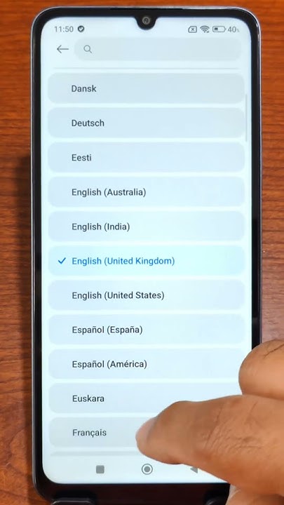 How to Change Phone Language on Xiaomi Redmi 13C #shorts - YouTube
