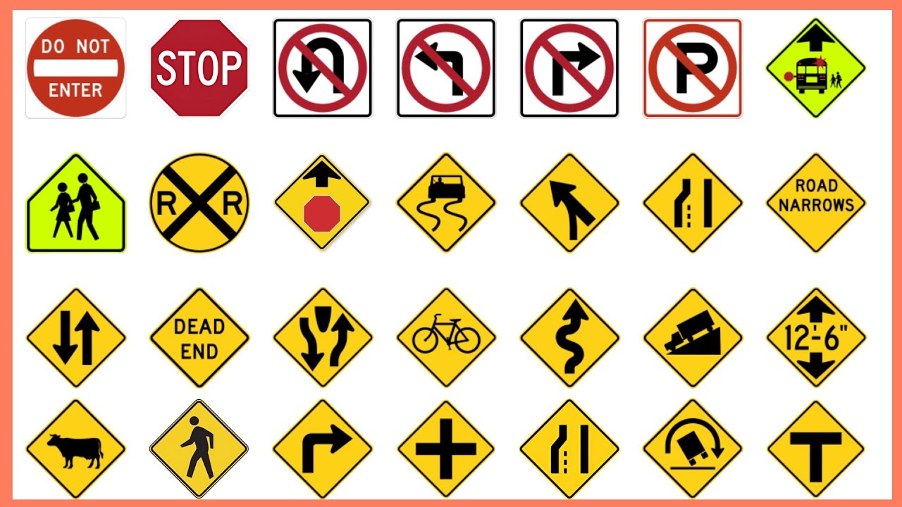 Test Your Road Signs Knowledge: Will You Pass the Driving Exam? | Road ...