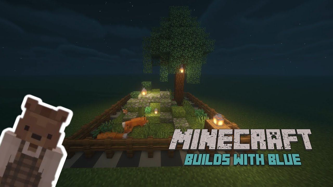 How to Build a Fox Den in MINECRAFT! | Builds with Blue #2 - YouTube