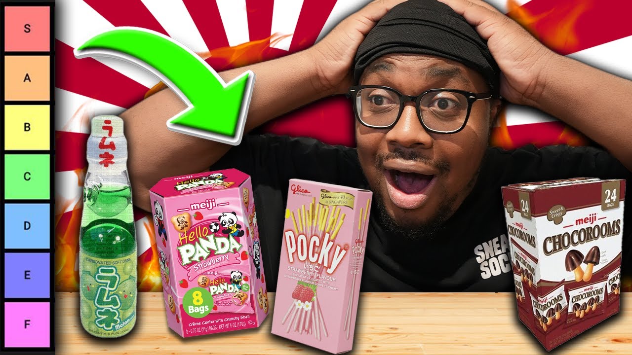 BRITISH STREAMER TRIES JAPANESE SNACKS - YouTube