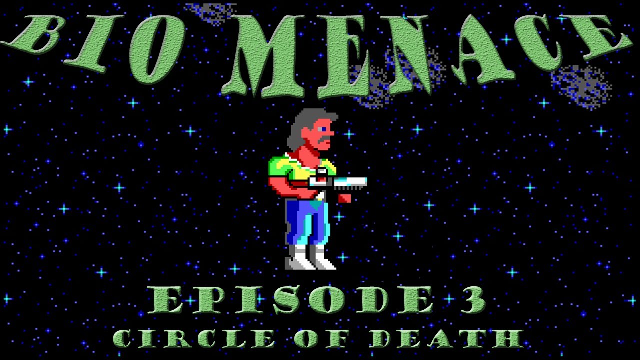 Bio Menace Episode 3 (DOS, 1993) Level 11: Circle of Death, українською ...